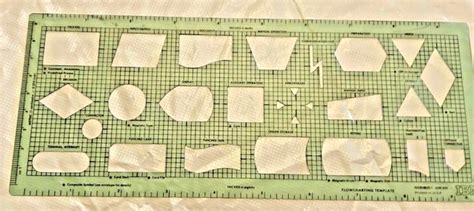 Ibm Flowcharting Template Form Gx20 8020 1 Vintage Flowchart £983