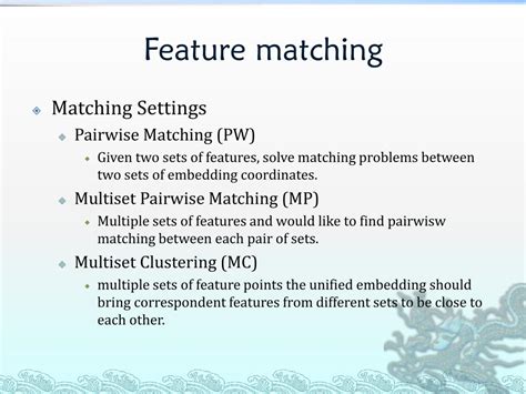 Ppt One Shot Multi Set Non Rigid Feature Spatial Matching Powerpoint