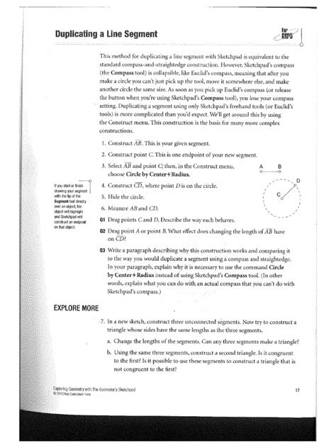 Duplicating A Line Segment Pdf