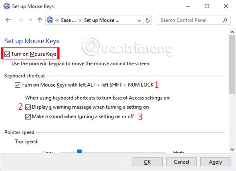 How To Enable Mouse Keys Windows