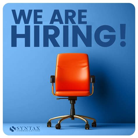 syntax communications on linkedin hiringnow communicationsjobs