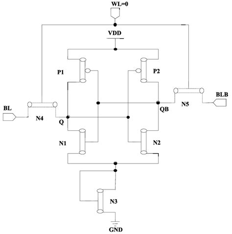 Hold Operation Of Proposed 7t Cntfet Sram Cell Download Scientific Diagram