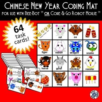 Chinese New Year Coding Mat For Bee Or Code Go Robot Mouse