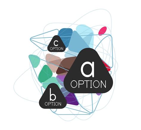 Premium Vector Triangle Infographics Design Layout