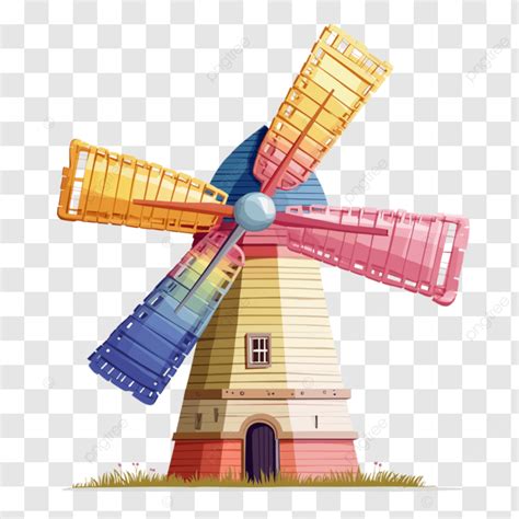 다채로운 만화 풍차 클립 아트 그림 다채로운 풍차 클립 아트 만화 풍차 그림 풍차 그래픽 Png 일러스트 및 이미지 에 대한 무료 다운로드 Pngtree