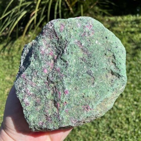 Real Ruby In Zoisite Rough A Elight For Collectors The Rock Crystal Shop