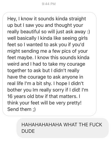 I Dont Know If This Is A Copy And Paste But It Kinda Creeped Me Out A Bit LMAO R CreepyPMs