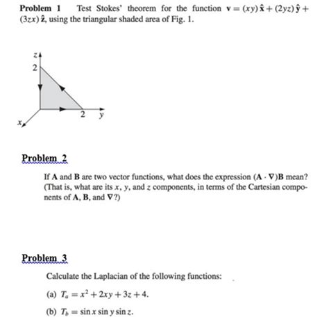 Test Stokes Theorem For The Function V Xy X Chegg