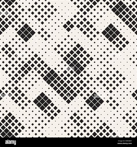 Modern Stylish Halftone Texture Endless Abstract Background With Random Size Squares Vector