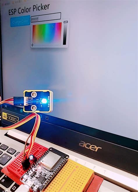 Webserver控制neopixel燈條 Esp32 我的微控板實驗室