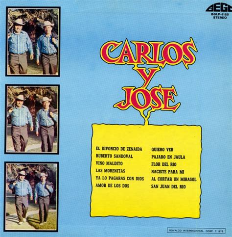 Carlos Y Jose Carlos Y Jose 1975 Vinyl Discogs