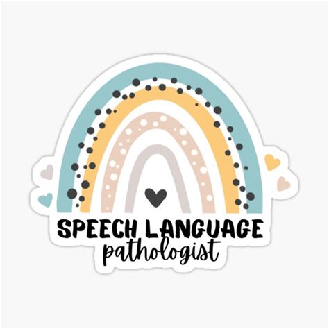 Speech Language Pathologist Speech Therapy Slp T Boho Sticker For Sale By Safren Redbubble