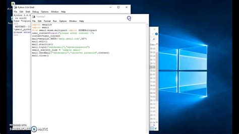 Sending Mail Through Python Youtube