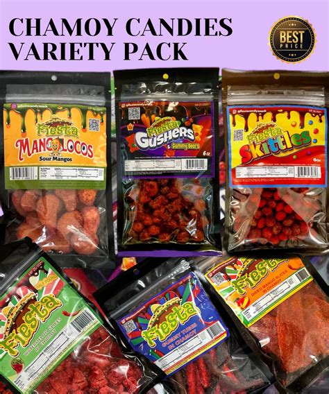 Chamoy Candies Variety Pack Fiesta Candy Snacks