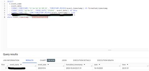 Sql Google Big Query Timestamp Format Stack Overflow