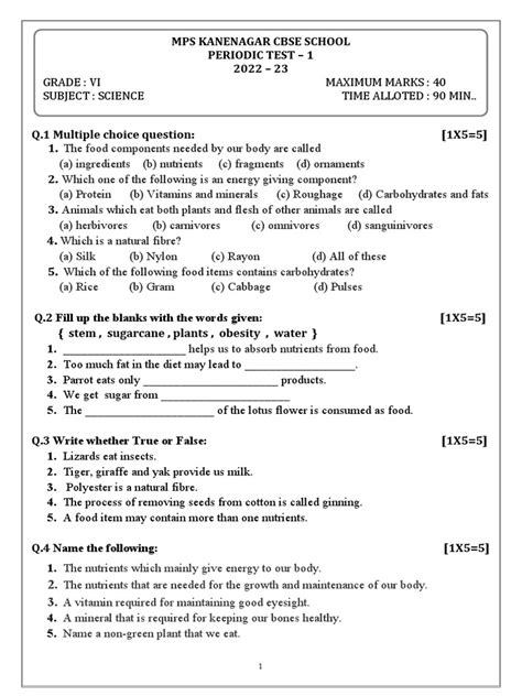 science nilesh sir pdf foods nutrients