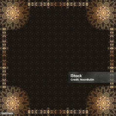 복사 공간이있는 장식품과 꽃 무늬의 한국 전통 배경 한국추석 카피 공간이 있는 새해 휴가 카드 컨셉 갈색에 대한 스톡 벡터 아트 및 기타 이미지 Istock