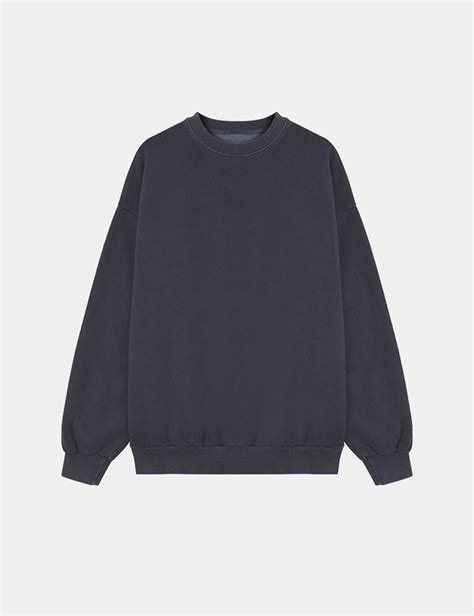 [unisex] 윈터 웜 피그먼트 기모 맨투맨 티셔츠 4colors We1774