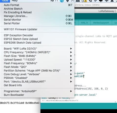 byteduino hardware cosigner wallet crashing esp arduino esp8266 esp32