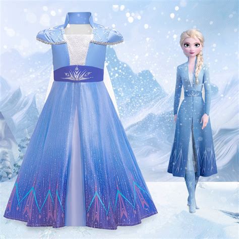 Frozen 2 Cos Suit Adult Elsa Ice Princess Dress Aisha Dress Princess