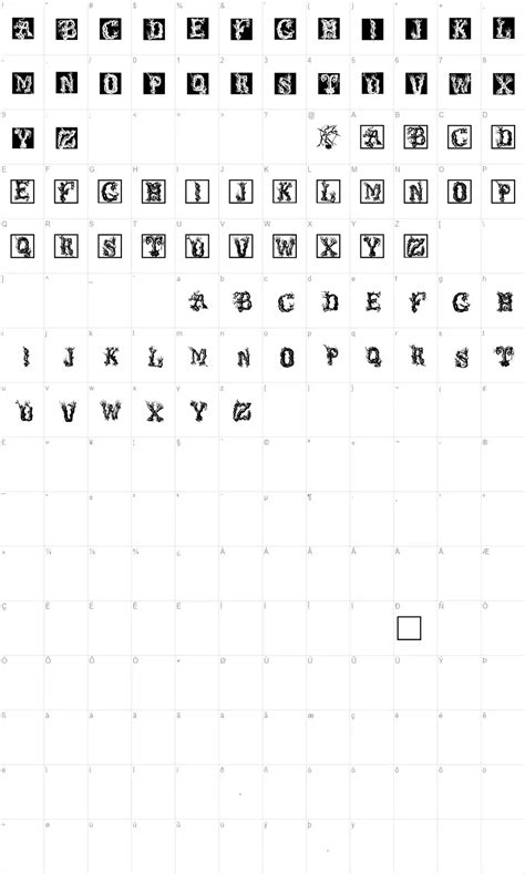 Tree Like Font By Manfred Klein FontRiver