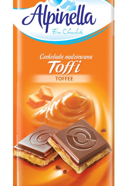 Шоколад Alpinella Toffi - «Необычное сочетание – тоффи и молочного ...
