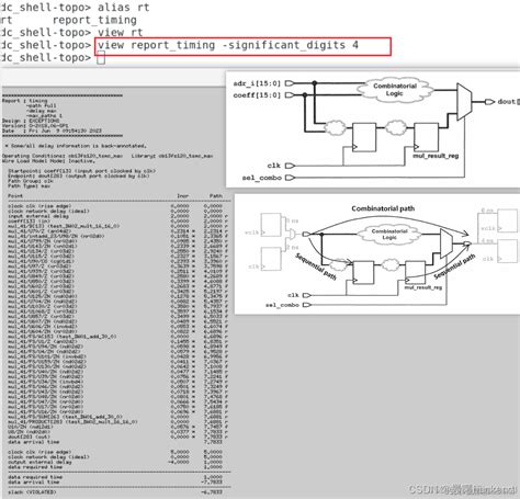 dc lab8 and sdc约束 and 四种时序路径分析 in2reg timing report csdn博客