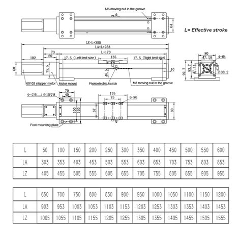 RXSN CNC Linear Guide Rail Enclosed Dustproof Design Robotic Arm Linear Guide Rail Ball Screw