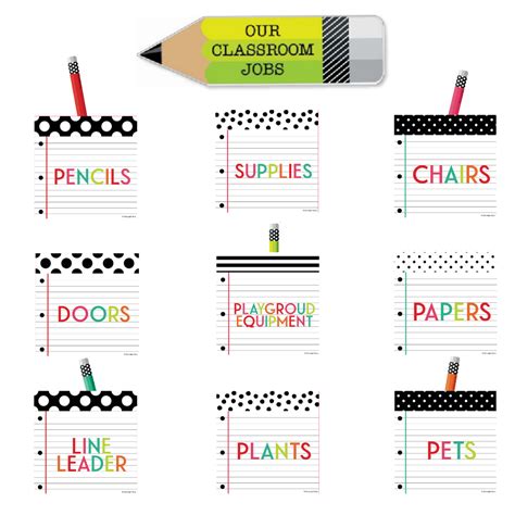 Classroom Jobs Printable