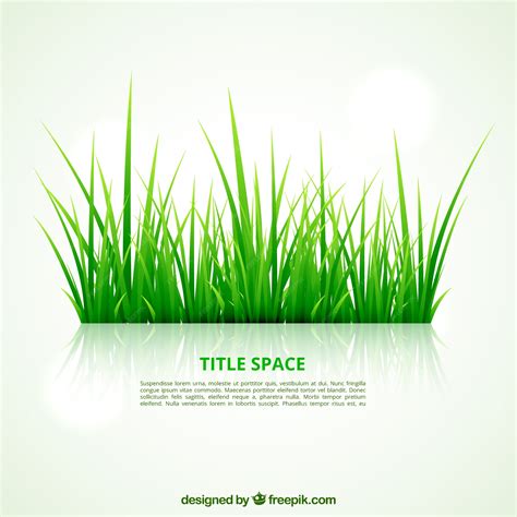 Premium Vector Green Grass Template