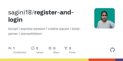 Github Sagini18register And Login Bcrypt Express Session Cookie