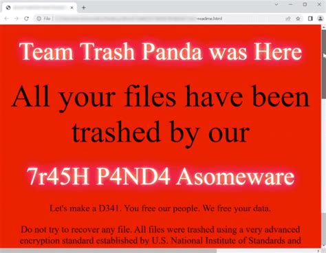 How To Remove Trash Panda Ransomware And Decrypt Monochrome Files BugsFighter