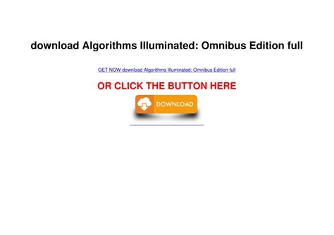 Ppt Download Algorithms Illuminated Omnibus Edition Full Powerpoint