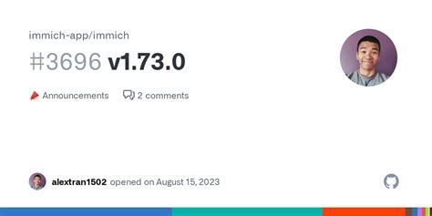 V Immich App Immich Discussion GitHub