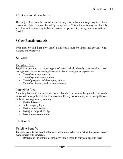 Hostel Management System Proposal Report Pdf