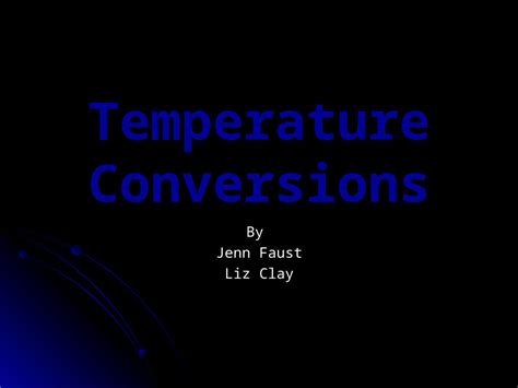ppt temperature conversions dokumen tips