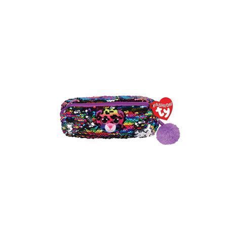 Fashion Dotty Plush Sequin Leopard Pencil Case Multicolor 1607 95850 Toys Shop Gr