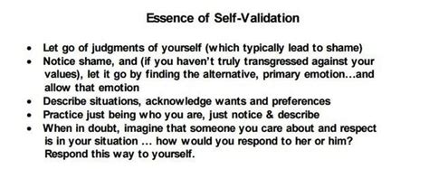 Self Validation Skills Dbt Self Help Self Interpersonal Effectiveness