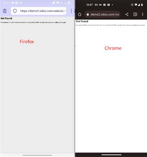 Demo Odoo Desktop Site Instead Of Mobile Site Issue Webcompat Web Bugs GitHub
