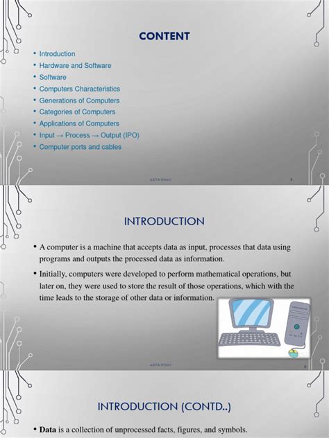 Tic Handout 01 Pdf Computer Data Storage Usb Flash Drive
