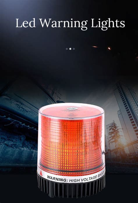 Buy Wholesale China 12v 24v Amber Flashing Strobe Emergency Led Beacon Lights And Beacon Lights At
