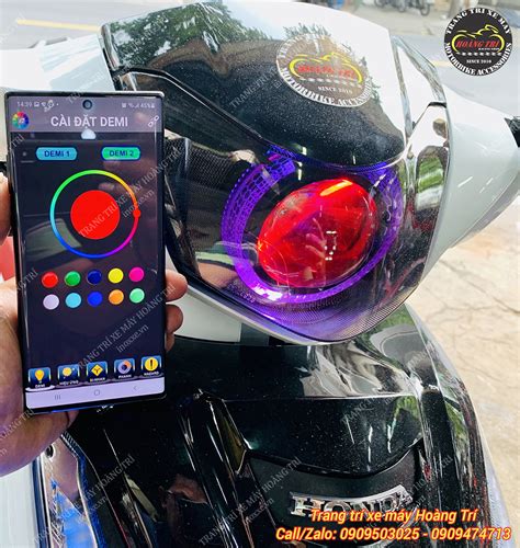 Độ đèn Led Audi I8 điều Khiển Bằng điện Thoại