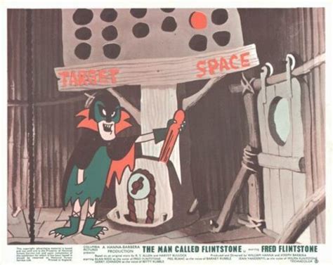 The Man Called Flintstone Flintstones Original British Lobby Card Hanna