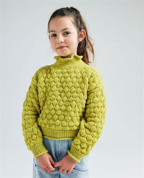 ModÈle Pull Fille Tess Modèles Enfant • Phildar • Happywool