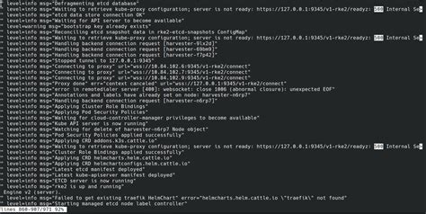 Bug Upgrade Kube Apiserver Is Not Ready After Node Reboots · Issue