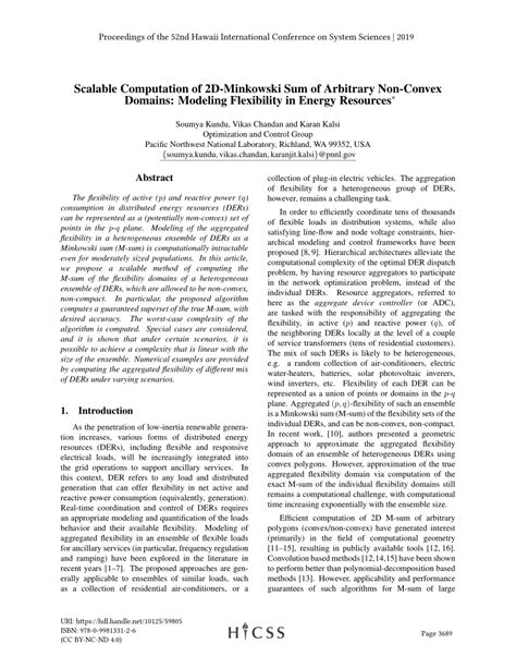 Pdf Scalable Computation Of 2d Minkowski Sum Of Arbitrary Non Convex Domains Modeling