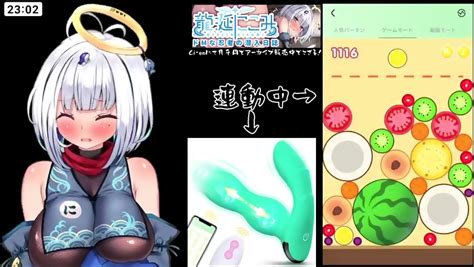 23 12 16 Nikomi Sex Toys Synchronized With Suika Game And After Squirting With A Dildo
