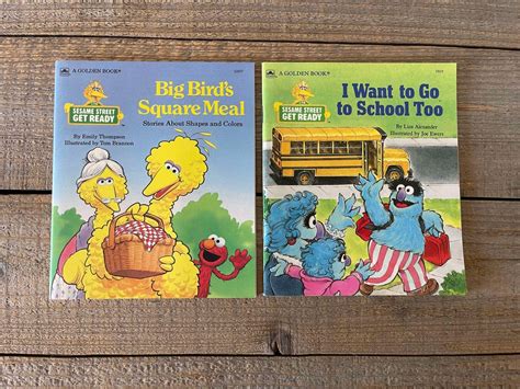 Sesame Street Golden Books Sold Individually 1990s Etsy