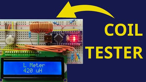 building an inductor meter without external comparator arduino nano