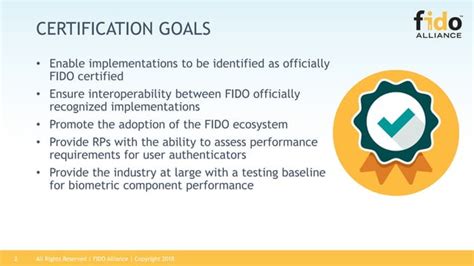 Fido Biometric Certification Program Pdf